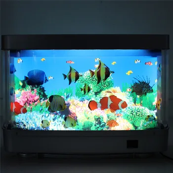 12v Led Night Light With Colorful Tropical Motion Fish Picture In Small ...
