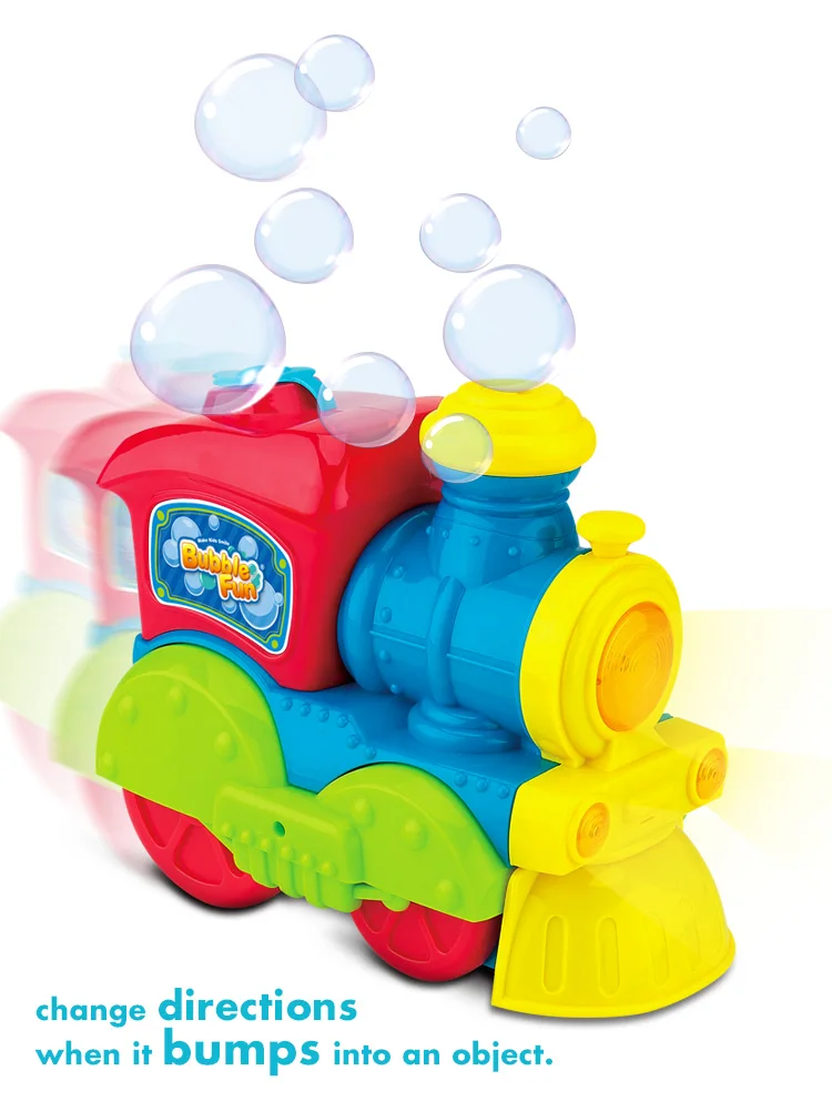 Battery Operated Removable Bubble Machine Juguetes For Kids Bump & Go ...