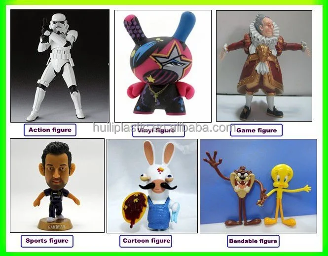 Customized Plastic Pvc Mini Action Figure Maker,3d Custom Anime Action ...