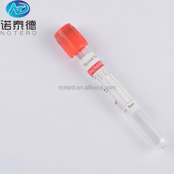 Medical Disposable Vacuum Plain Red Top Lab Serum Blood Collection ...