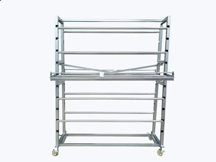 Customized Heavy Duty Metal Wallpaper Display Rack