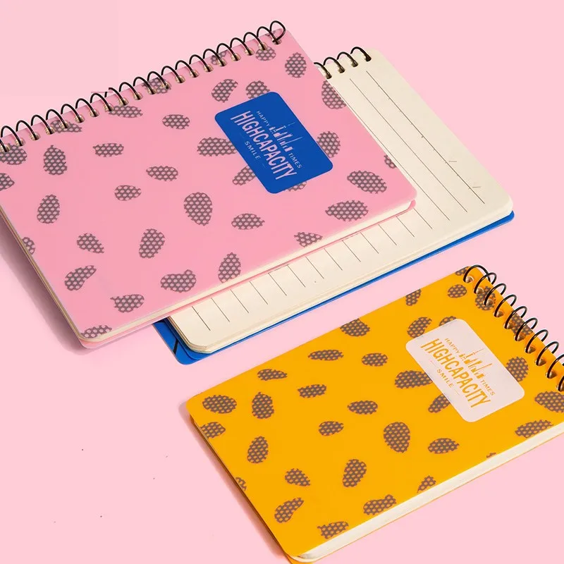 A7 School Set Pp Cover Spiral Bound Plain Notebook Custom Mini Notepad ...