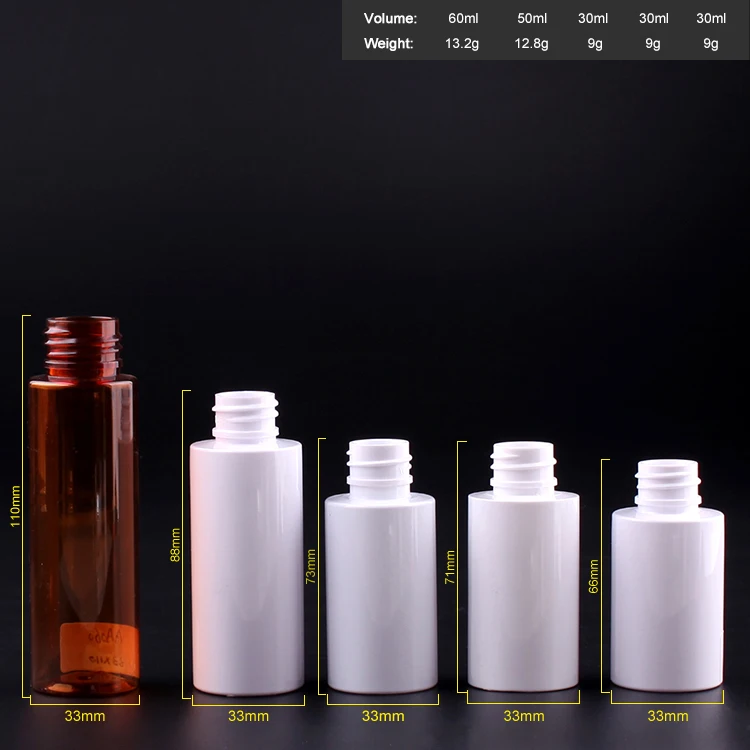 Standard 20/410 Neck Thread Opaque White 50ml Pet Bottle - Buy 50ml Pet ...