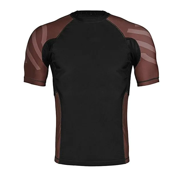 Red Color Compression Base Layer Rashguard Shirt Supplier From Pakistan ...