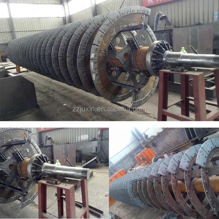 High Efficiency Screw Industrial Salt Washing Machine