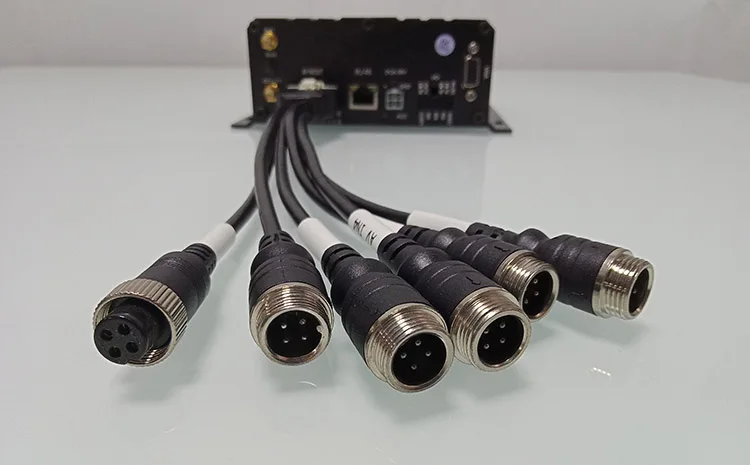 Waterproof 12v 4 Pin Aviation Connector Connect To Mdvr - Buy Security ...