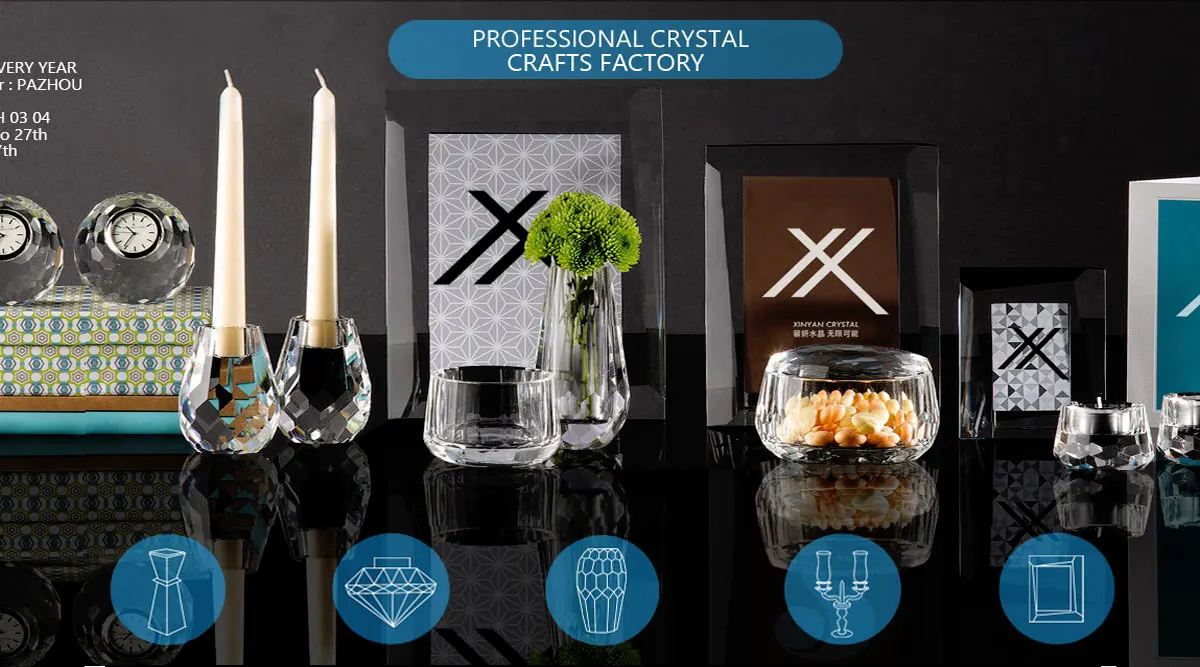 Pujiang Xinyan Crystal Crafts Co., Limited - Crystal crafts