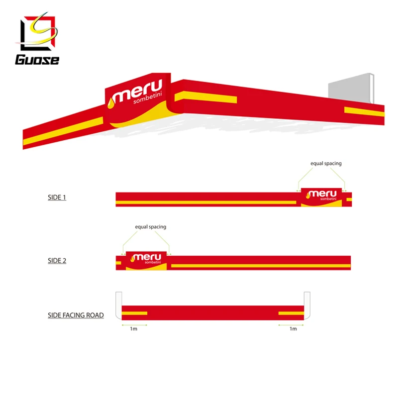Gas Station Equipment Signboard Advertising LED Display