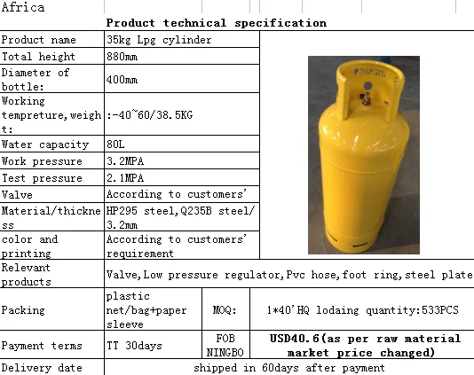 35kg Lpg Gas Cylinder - Buy 35kg Lpg Cylinder Price,High Quality 35kg ...