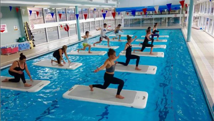 Inflatable Floating Yoga Mats - Perfect for Water Fitness