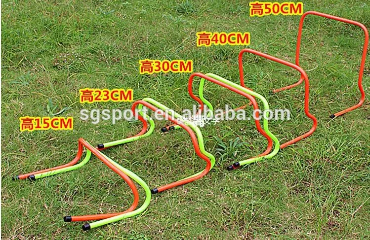 23cm Height Plastic Hurdle Soccer Sports Training Hurdles Speed Agility ...