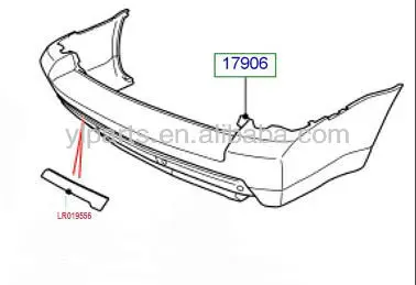 High Quality Moulding / Bracket Lr019556 And Lr019557 (right And Left ...