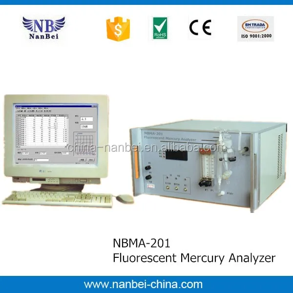 Lcd Display Portable Mercury Analyzer For Factory Air Testing - Buy ...