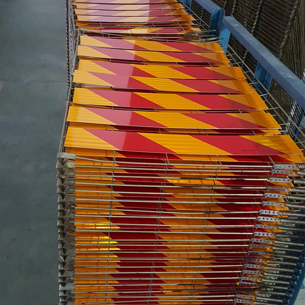 Vehicle Rear Reflective Marking Plates - Durable & Safe