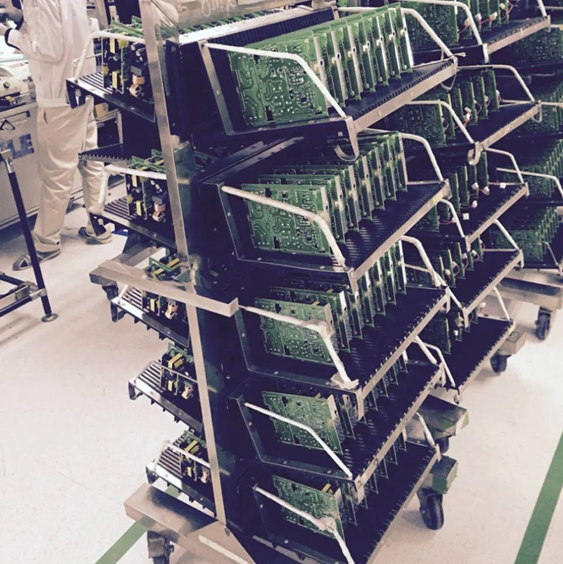 High Quality Stainless Steel Antistatic Turnove Hanging Basket Esd Smt ...