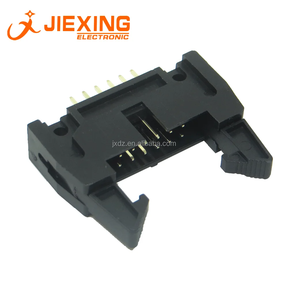 DC2-10P Hook Horns 2.54MM Pitch 10pin IDC Connector Male Socket for ...