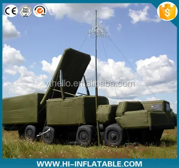 Inflatable Vehicle Military Decoy Illuminate Guidance Radar Vehicle ...