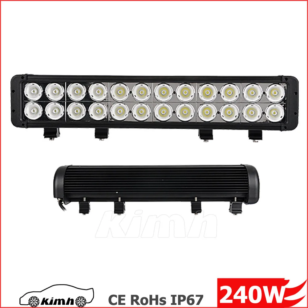 Auto Transportation Headlight Light Lamp Double Row 240w Led Light Bar ...