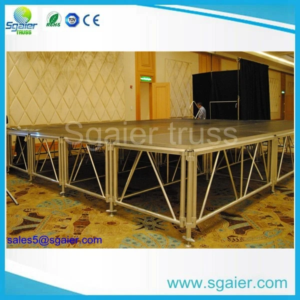 DIY Wooden Stage Platform for Church - Portable & Durable