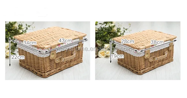 Biodegradable Disposable Empty Wicker Hamper Baskets Wholesale With ...