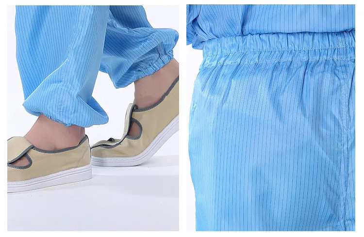 Antistatic Pants Esd Cleanroom Pants Polyester+conductive Pants For ...