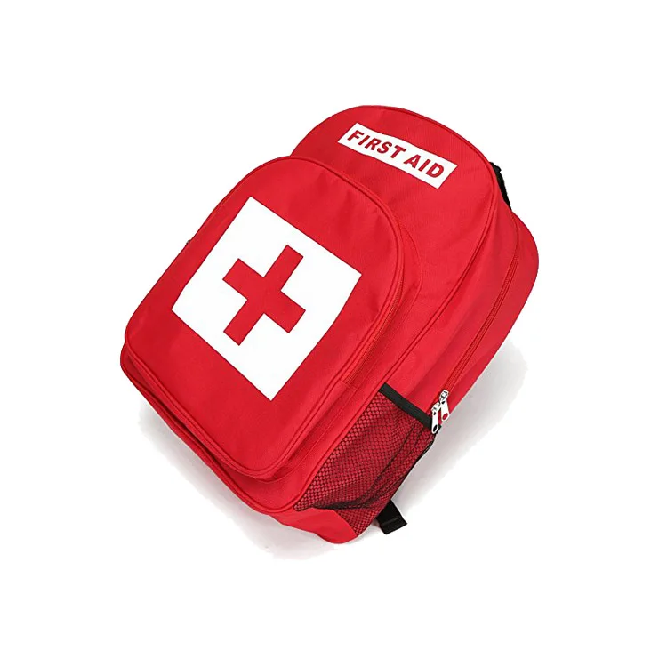 Large First Aid Medical Bag Red Backpack For First Aid Kits Pack ...