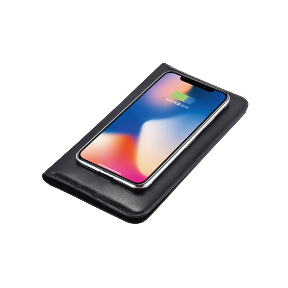 Custom Pu Leather 6800mah Travel Charging Wallet Power Bank - Buy ...