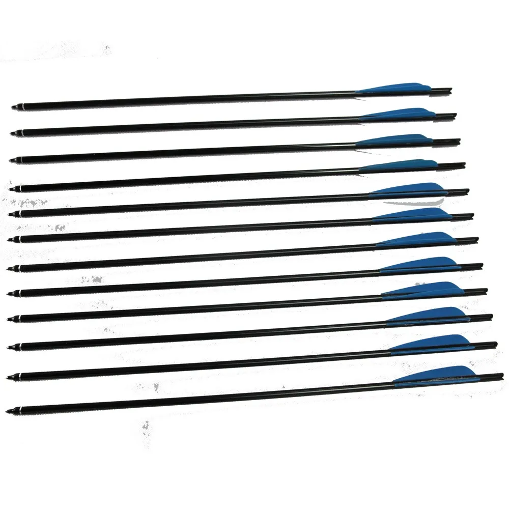 8.7mm Aluminum Crossbow Arrow Bolts - Precision & Durability