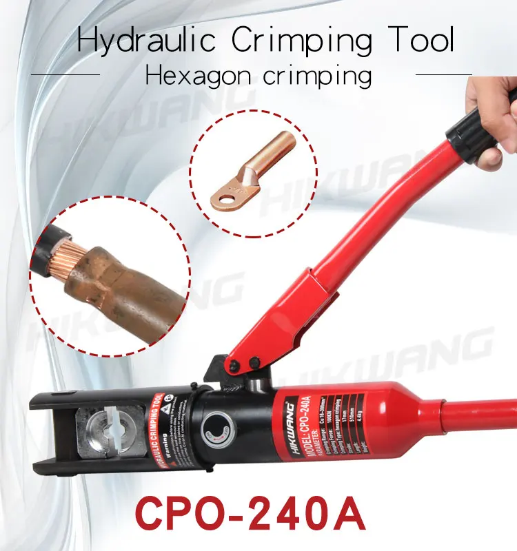 Wholesale Cheap 16-300 Cable Lug CPO-240A Manual Hydraulic Crimping ...