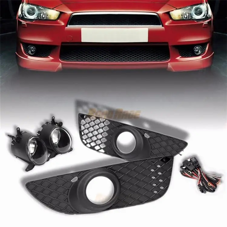 Oe Style Fog Light Lamp Kit For Mitsubishi Lancer 2008 2009 2010 2011 ...