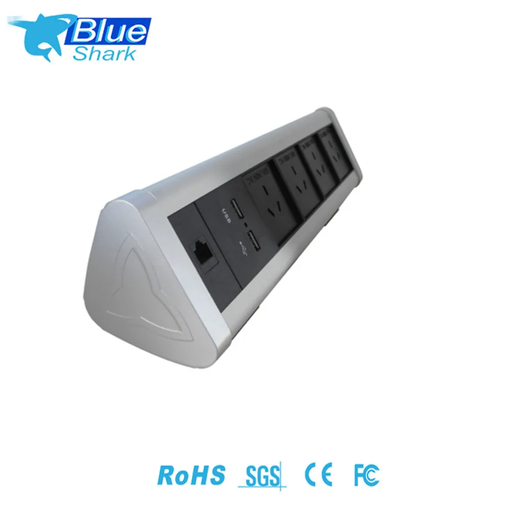 Australia Power Plug Mounted Desk Top Desk Edge Electric Socket ...