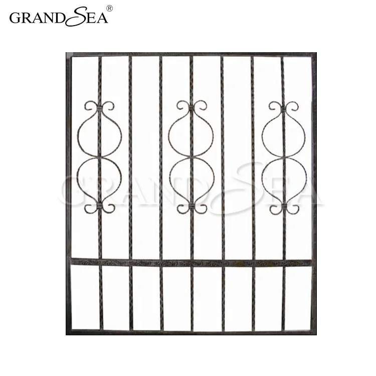 Interior House Wrought Iron Window Modern Designs by GRANDSEA