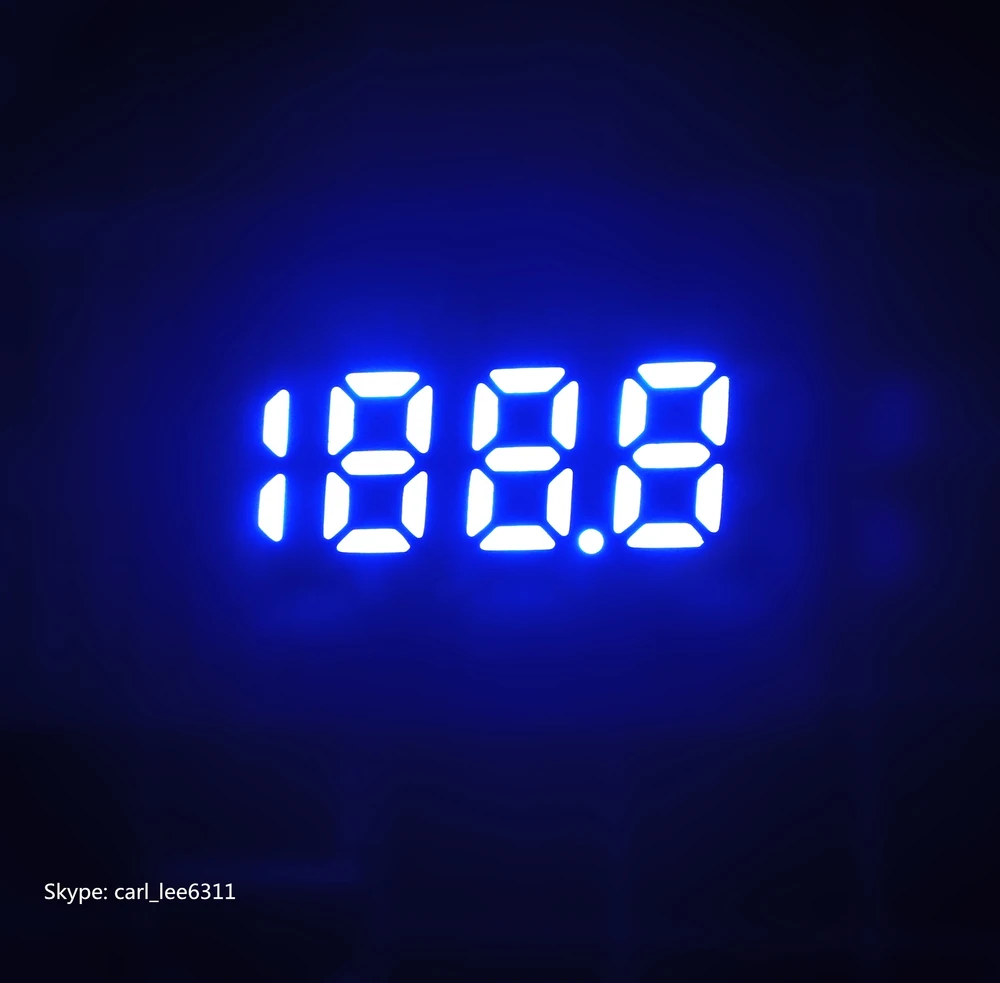 0.25 Inch 188.8 Shape Mini Led 7 Segment Display 3.5 Digits - Buy Led 7 ...