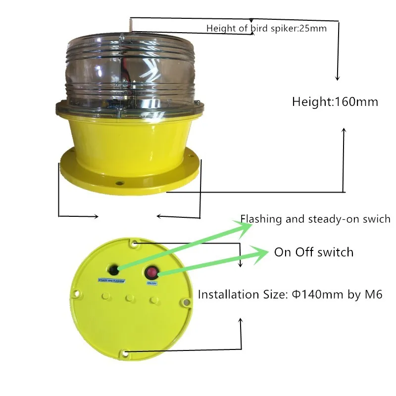 Led Marine Solar Masthead Lights For Vessels Ships And Boats - Buy ...