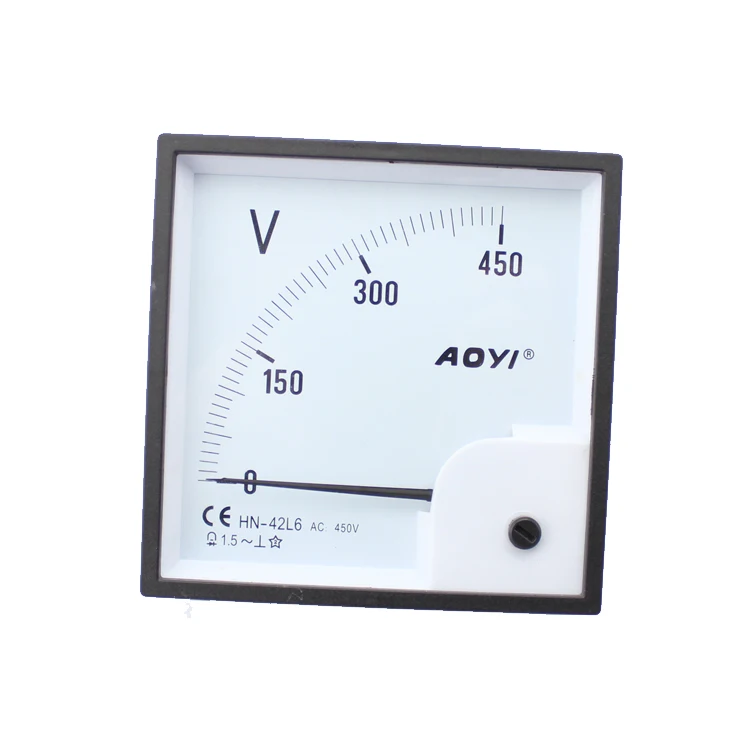 42l6 Analog Panel Meter 120*120mm Ac/dc Voltmeter - Buy 42l6 Mounted ...