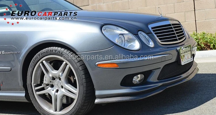 W211 Front Lip Fit For E-class W211 2006-2009year E63 Style Carbon ...