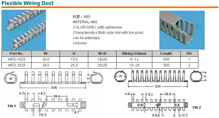 Wiring Duct Flexible Wiring Duct Flexible Round Duct Wiring Retainer ...