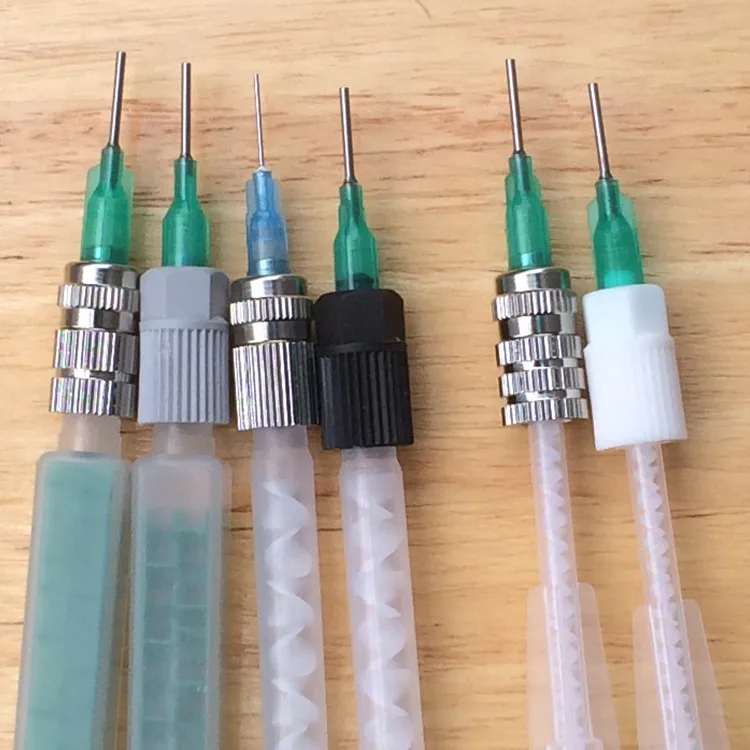 Adhesive And Dispense Adapter Slotless,One Slot,Two Slots Static Mixer ...