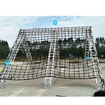 Customized Outdoor Cargo Net Climbing Obstacle Course Spartan Races ...