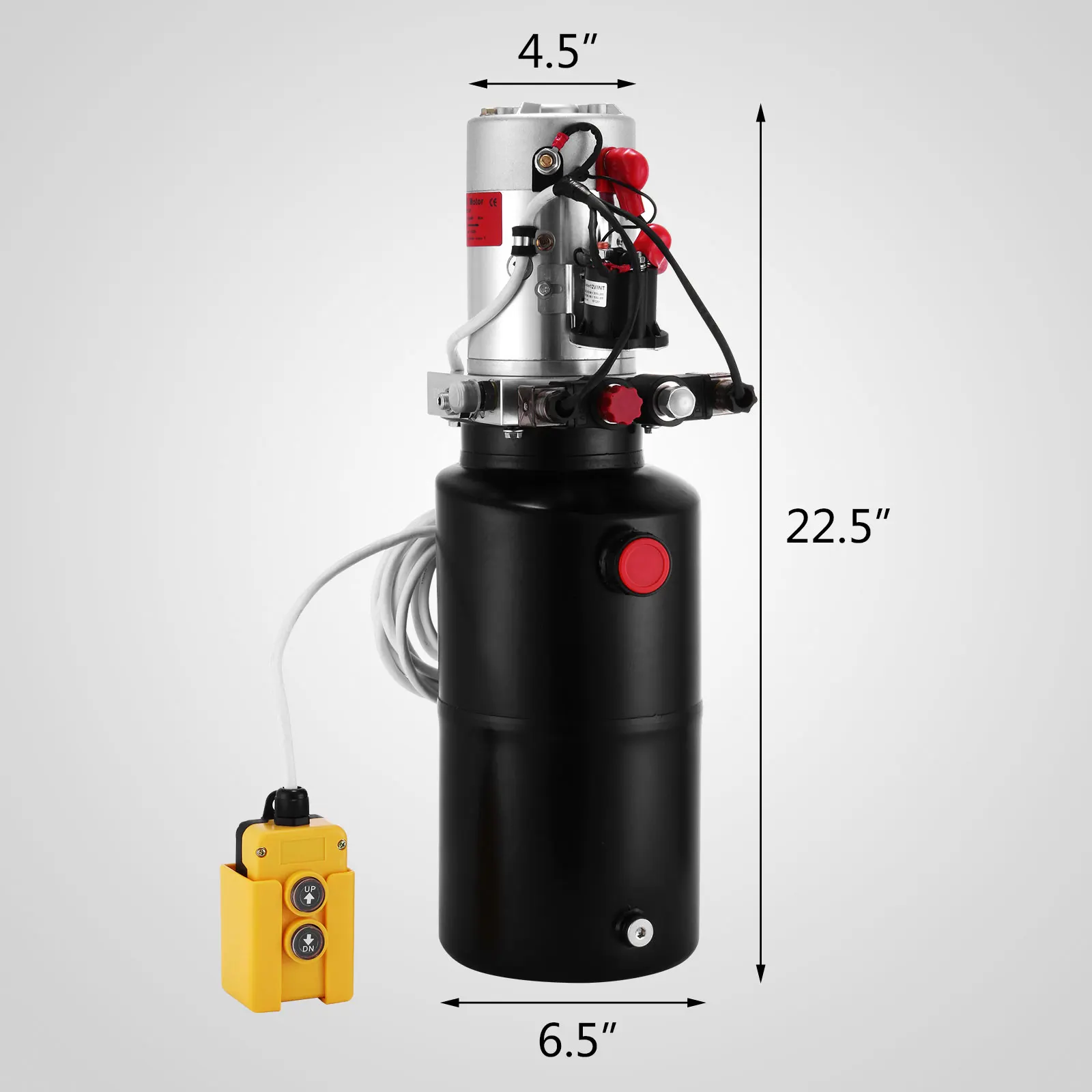 Hydraulic Double Acting Pump 12v Dc - 8 Litre Steel Reservoir ...