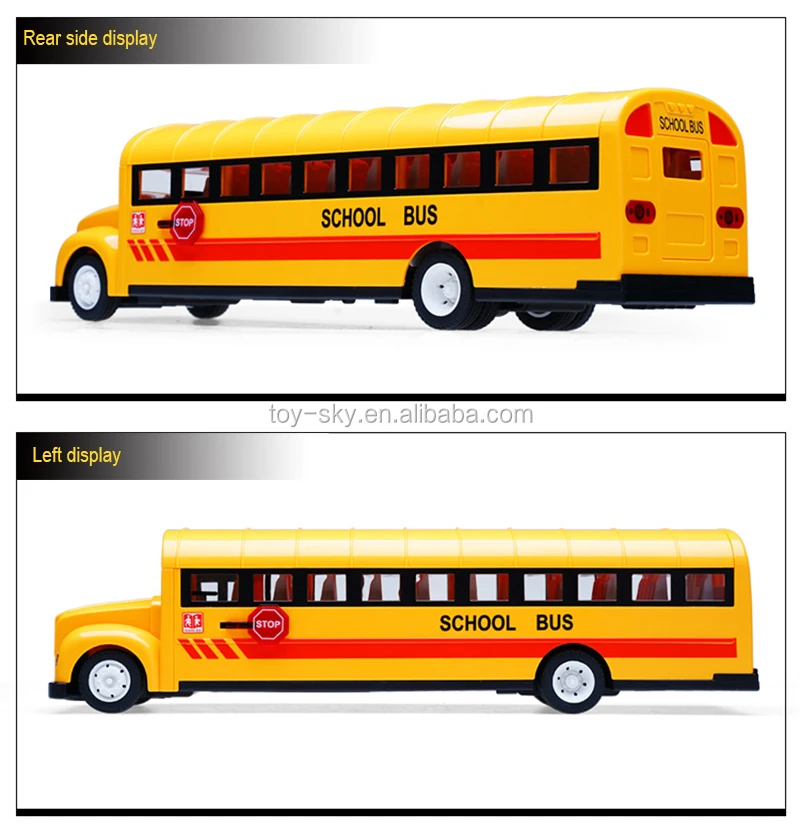 Simulation Radio Remote Control School Bus 2.4g Radio Rc Car Toys For ...