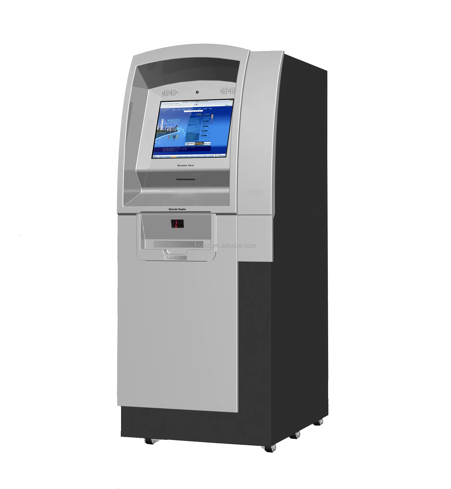 Self-service Touch Screen Payment Kiosk Foreign Currency Exchange ATM ...