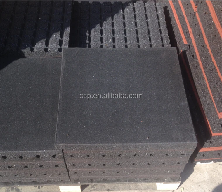 50mm Thick Sports Recycled Granulated Rubber Mat For Playground - Buy ...