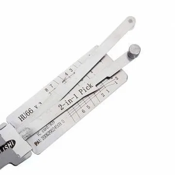 Lishi 2 in 1 SIP22 Car Door Lock Pick Decoder Tool for Fiat