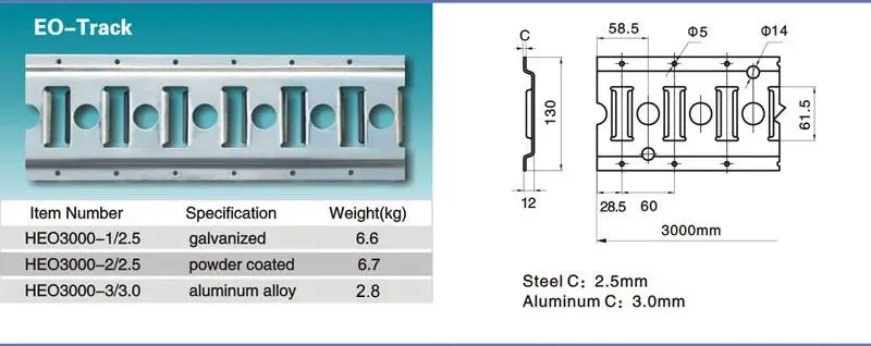 All Size E-track / Track / Steel Track - Buy Excavator Steel Track,E ...