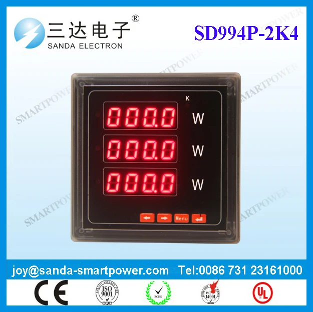Smart Energy Management System Meter Measure Current Voltage Unbalance ...