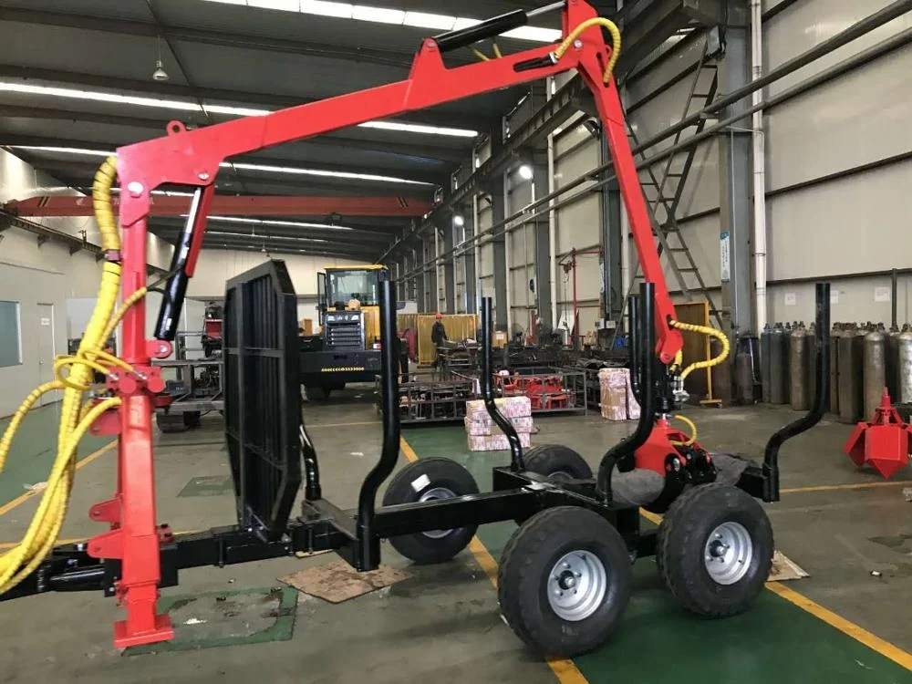 Rima Pto Log Loader Trailer Rt06 With Log Crane Farm Trailer Tractor ...
