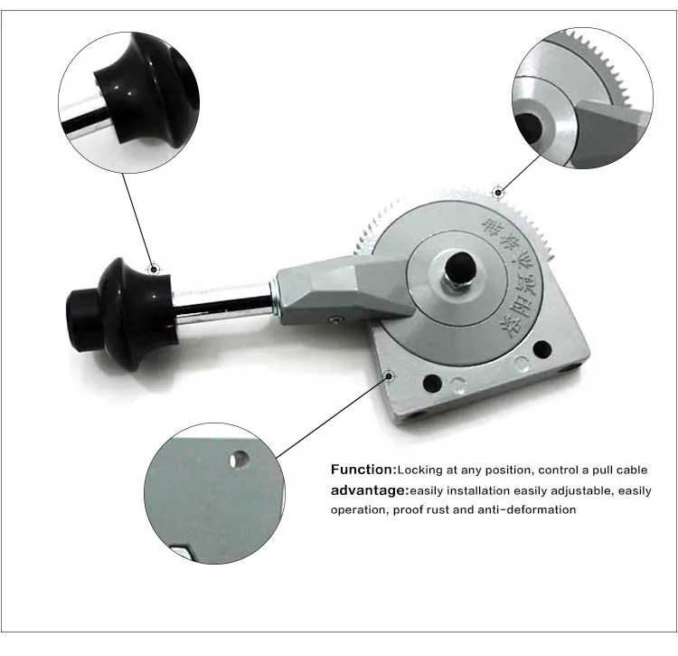 GJ1103A Mini Excavator Parts - Self-Locking Hand Throttle Control Cable ...