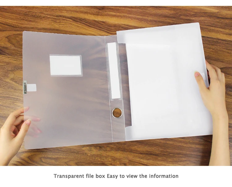 Wholesale Office Stationery Products 35mm Transparent Plastic File ...