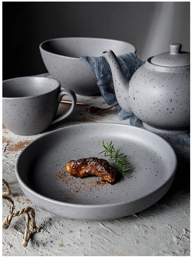 2019 New Grey Dinner Set Restaurant Crockery Tableware - Buy Restaurant ...